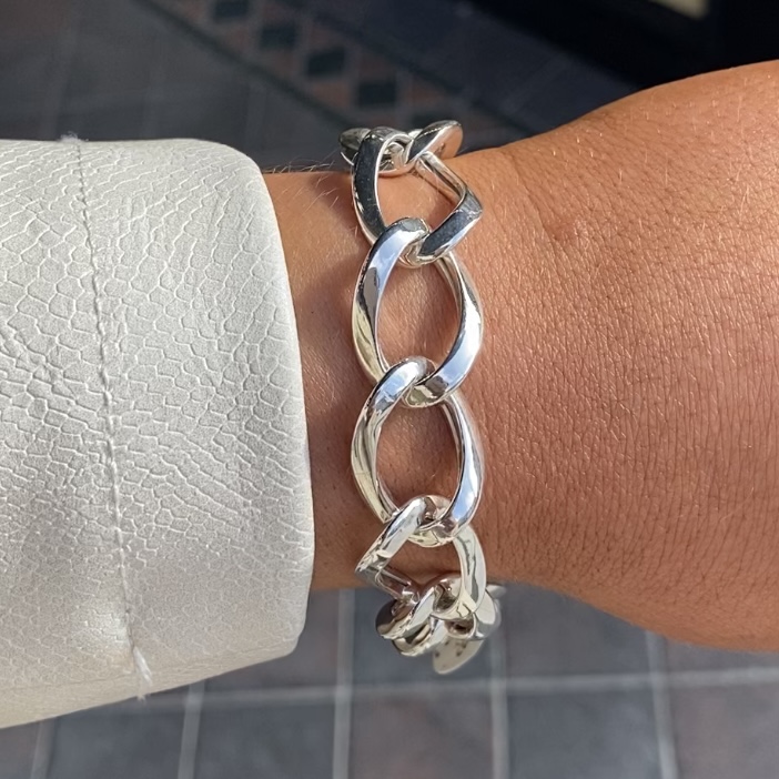 Sterling Silver Chunky Chain Bracelet - John Fitzgerald Jewellers ...